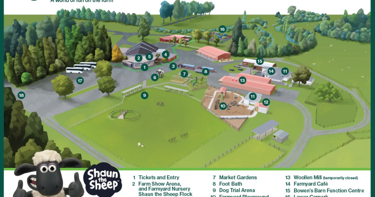 Explore the Agrodome: Visitor Map